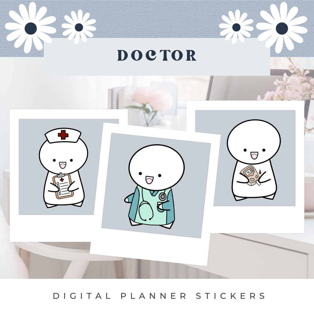 Doctor Appointment Reminder Printable Stickers, Medical Digital ...