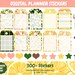 Weekly Stickers for DIGITAL PLANNER PNG Goodnotes July Summer - Etsy