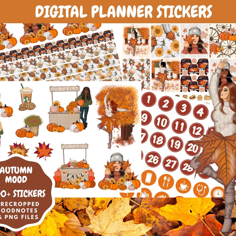 Fall Planner Stickers - Etsy