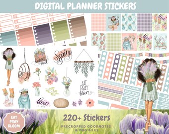 March Goodnotes Digital Stickers - Etsy