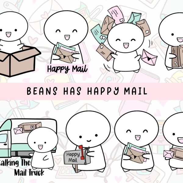 Happy Mail Stickers - Etsy