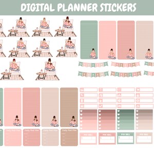 Coffee Digital Planner Stickers for Goodnotes, Cozy Farmhouse Digital ...
