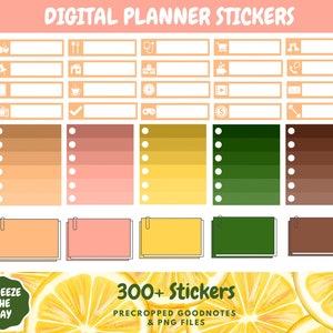 Weekly Stickers for DIGITAL PLANNER PNG Goodnotes July Summer Clipart ...