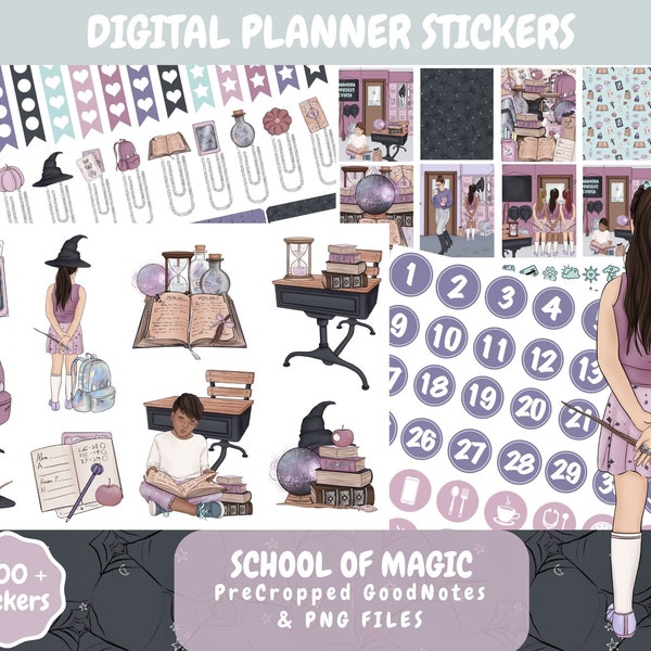 Witch Planner Stickers - Etsy