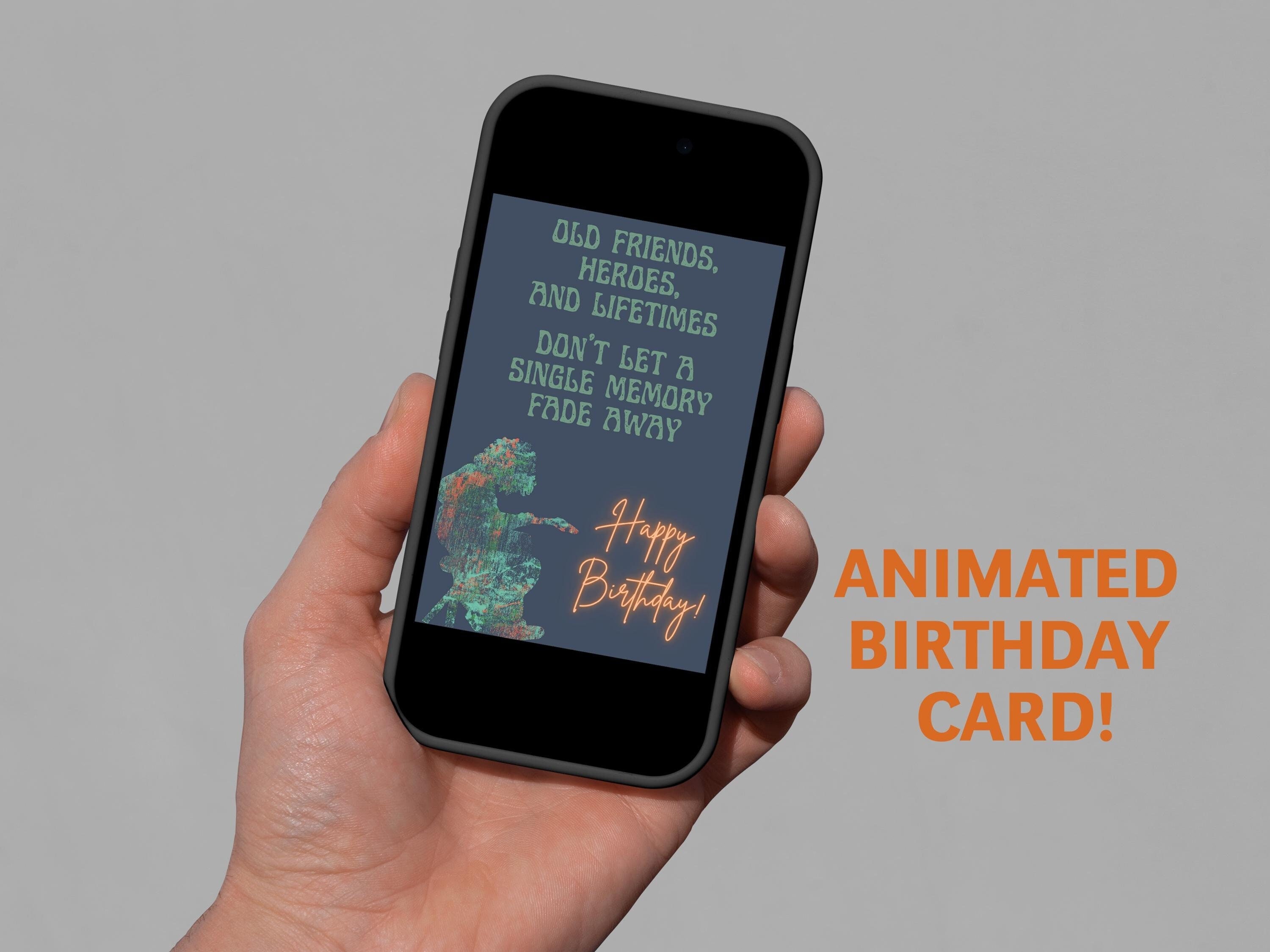 Widespread Panic Animated Digital Birthday Card, Panic Birthday Gift ...
