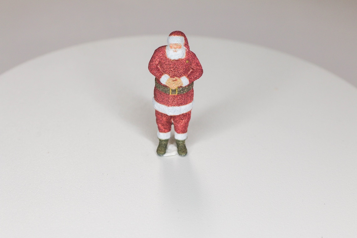 Santa Claus O HO N Scale 1/48 1/87 1/160 - Etsy
