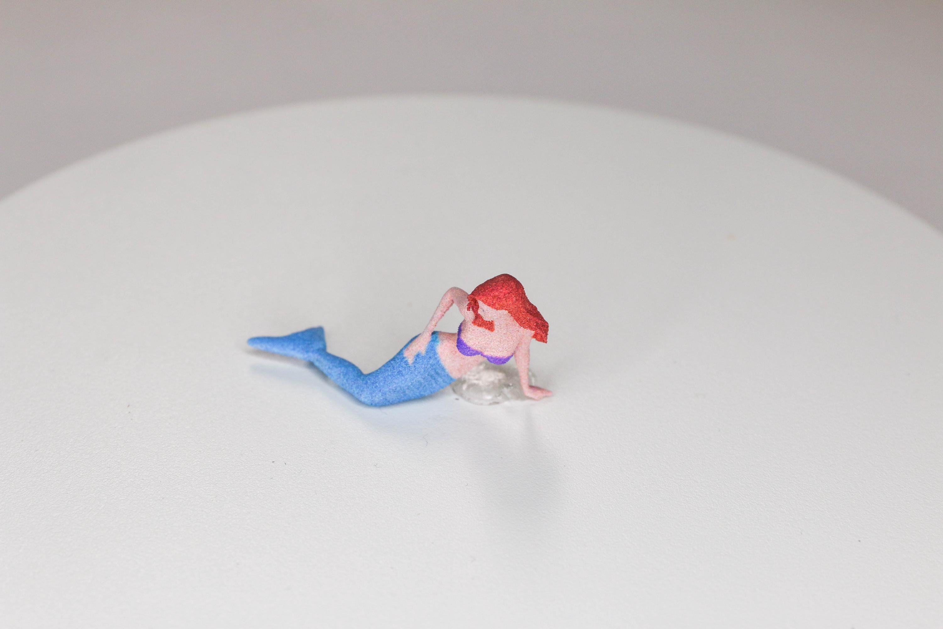 Miniature Mermaid Figure Full Color O HO N Scale | No Paint Needed - Etsy