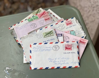 Airmail Letters - Etsy