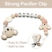 Personalised Dummy Clip, Silicone Dummy Clip Dummy Baby Pacifier Chain ...