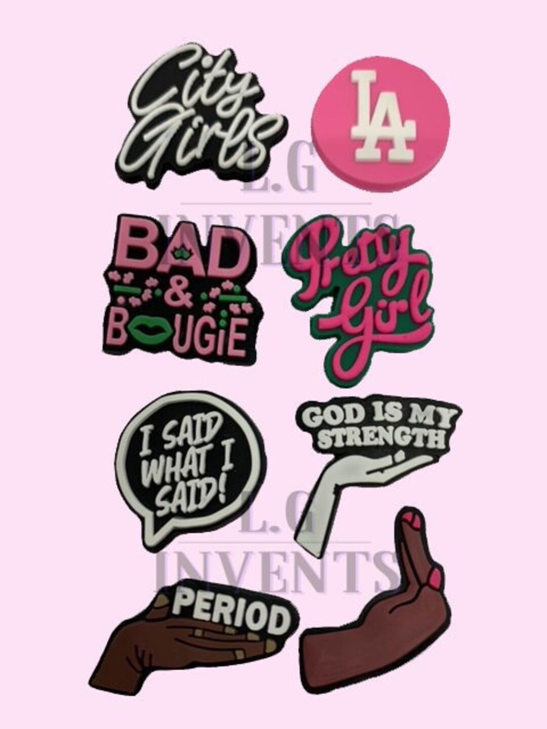 Croc Charms Cute Letters Signs Symbols Phrases Popular Pin - Etsy