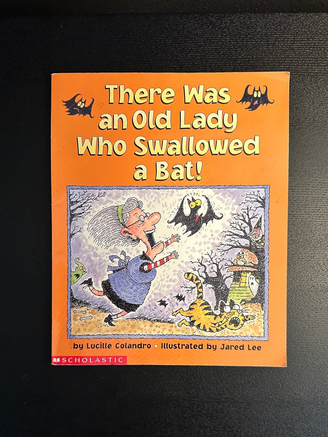 Vintage Halloween Children’s Book - There Was an Old Lady Who Swallowed ...