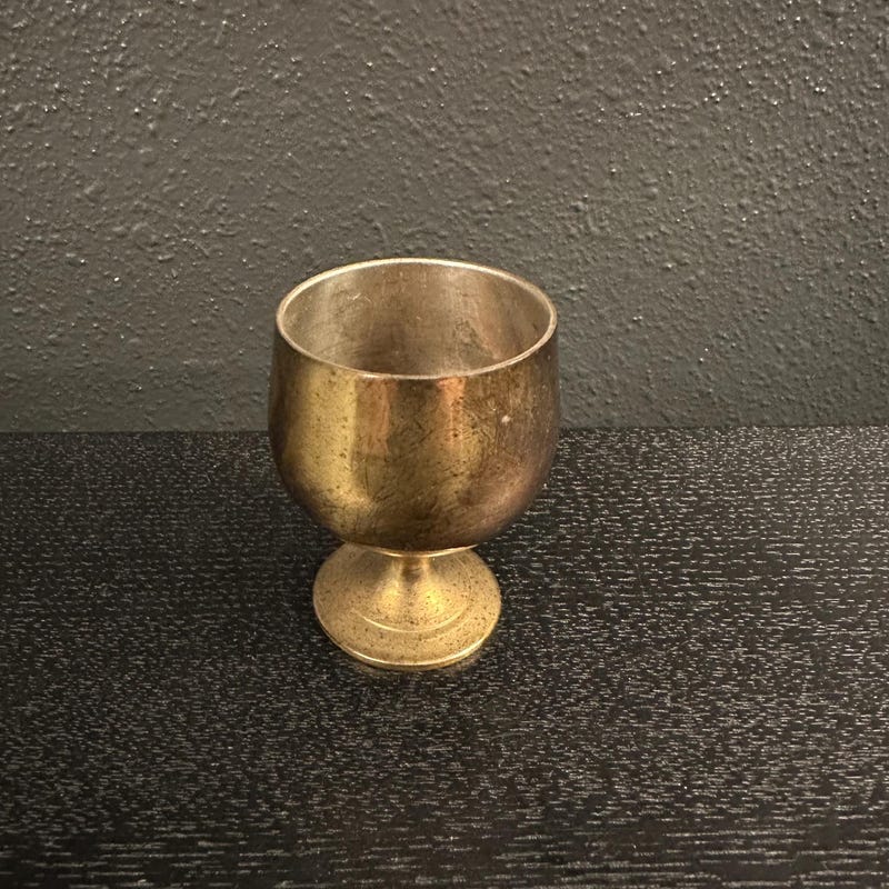 Brass Goblet - Etsy