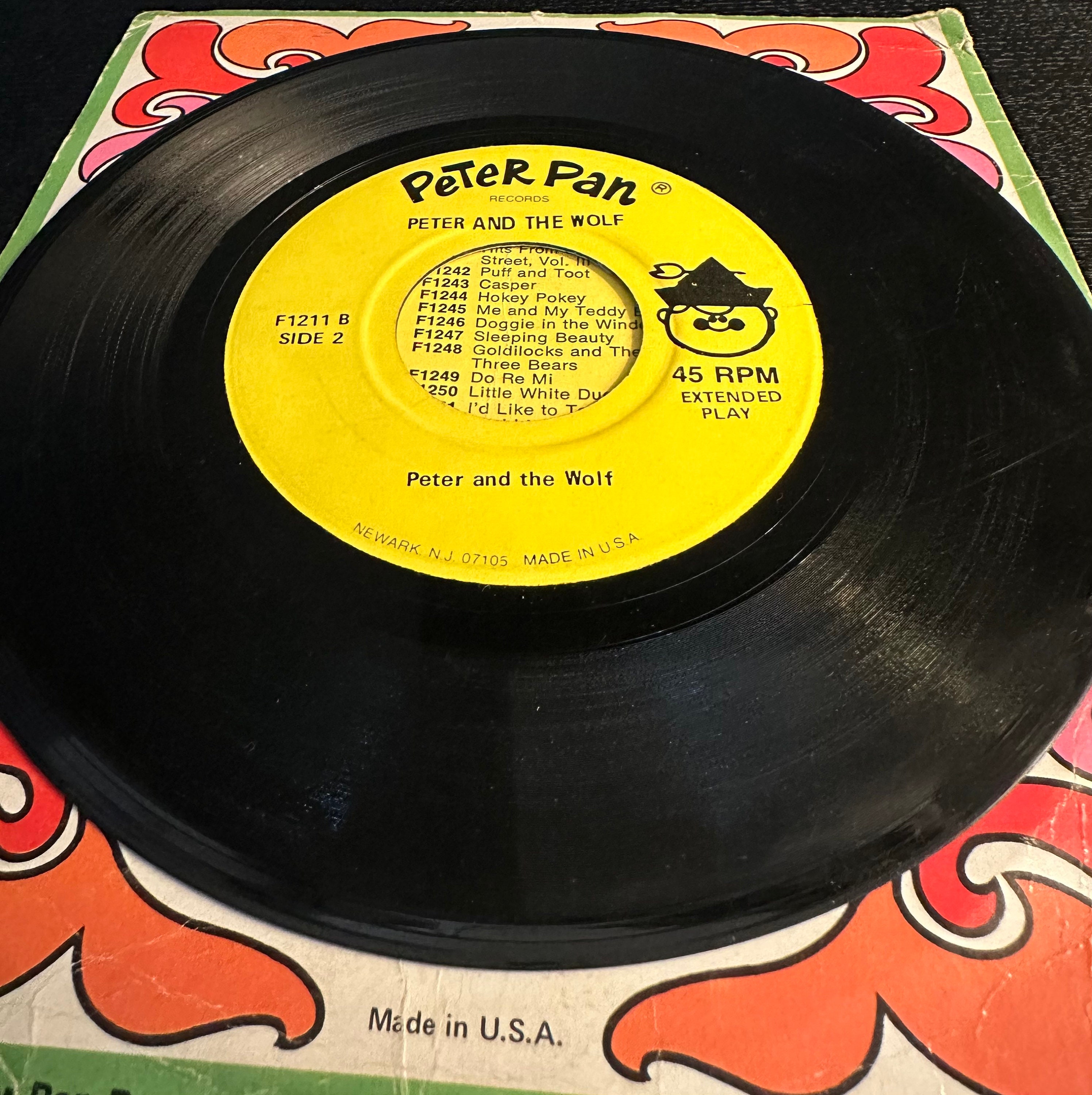 Vintage Peter Pan Records Peter Wolf Vintage - Etsy