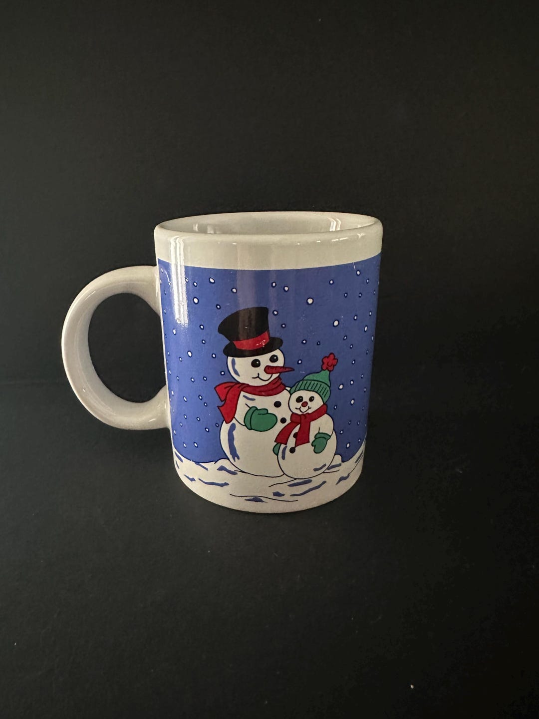 Vintage Christmas Snowman Mug - Christmas Decor - Retro Christmas - - Etsy