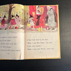 Vintage Halloween Children's Book - Lulu Goes to Witch School - an I ...