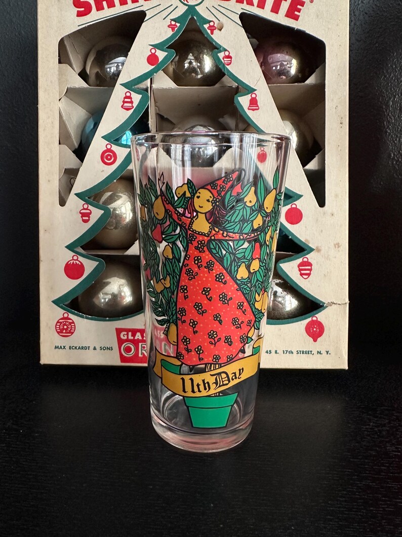 Vintage "the 12 Days of Christmas" Pepsi Glass - Collectible Holiday ...