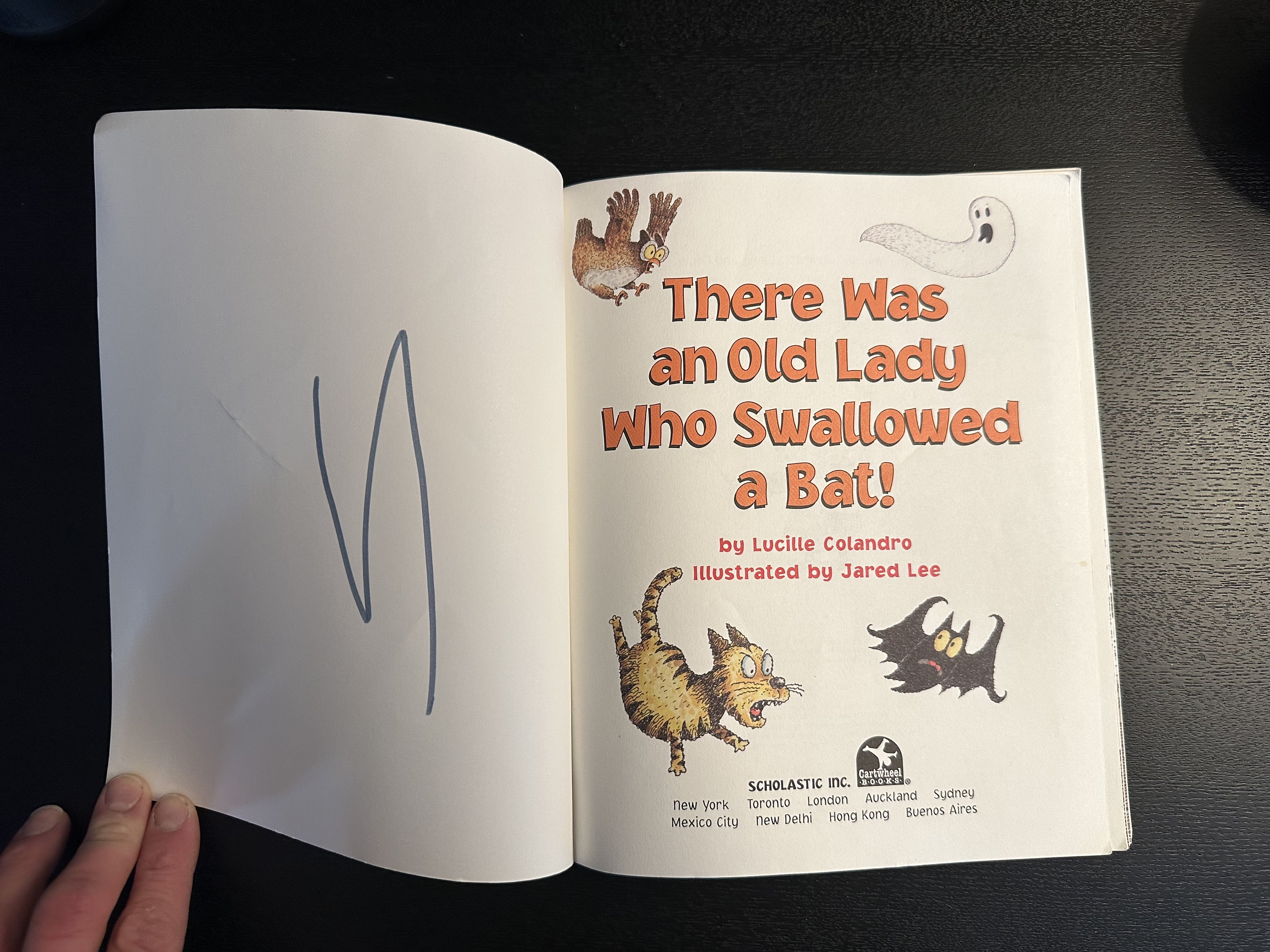 Vintage Halloween Childrens Book There Was an Old Lady Who - Etsy