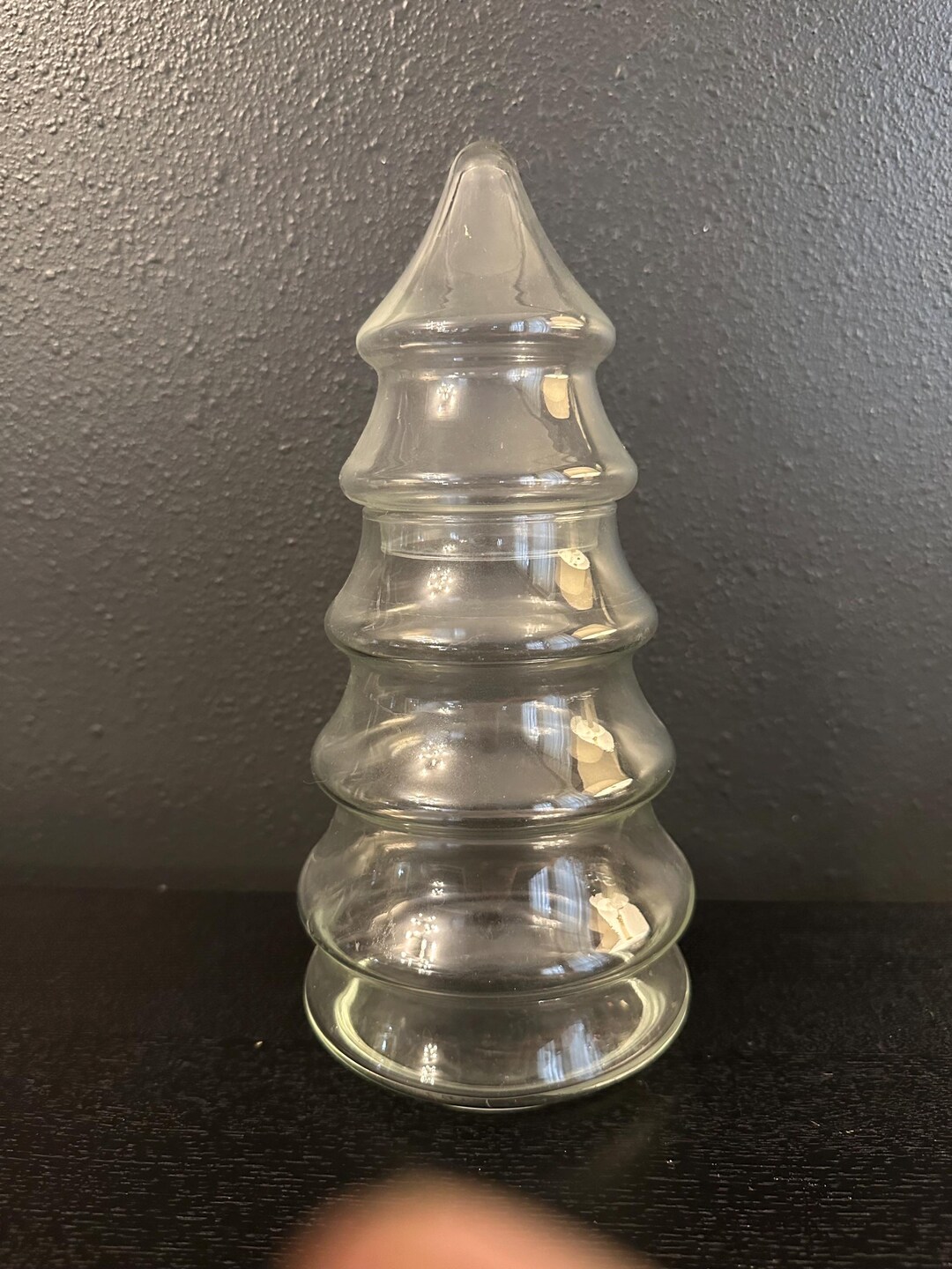 Vintage Table Top Glass Christmas Tree - Christmas Decoration - Retro ...