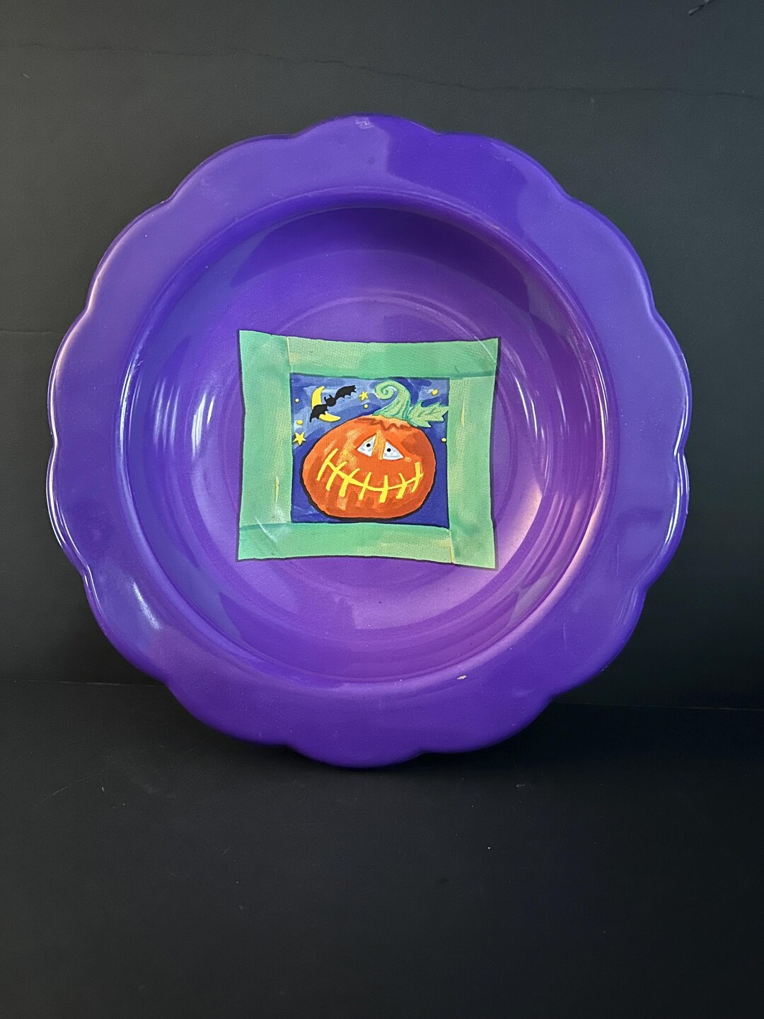 Vintage Halloween Candy Bowl - Vintage Halloween Decor - Trick or Treat ...