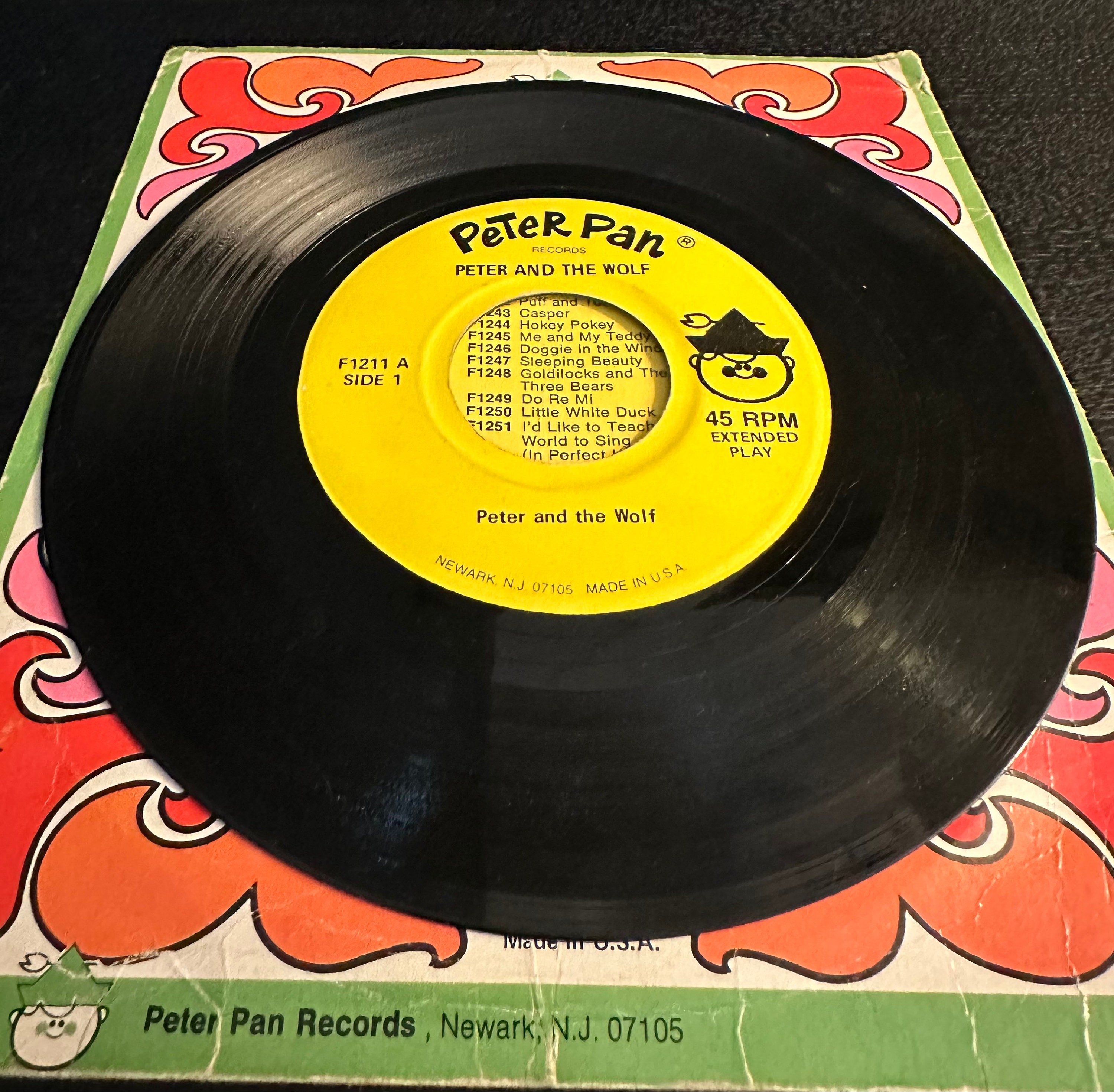 Vintage Peter Pan Records - Peter Wolf Children's Music - Etsy