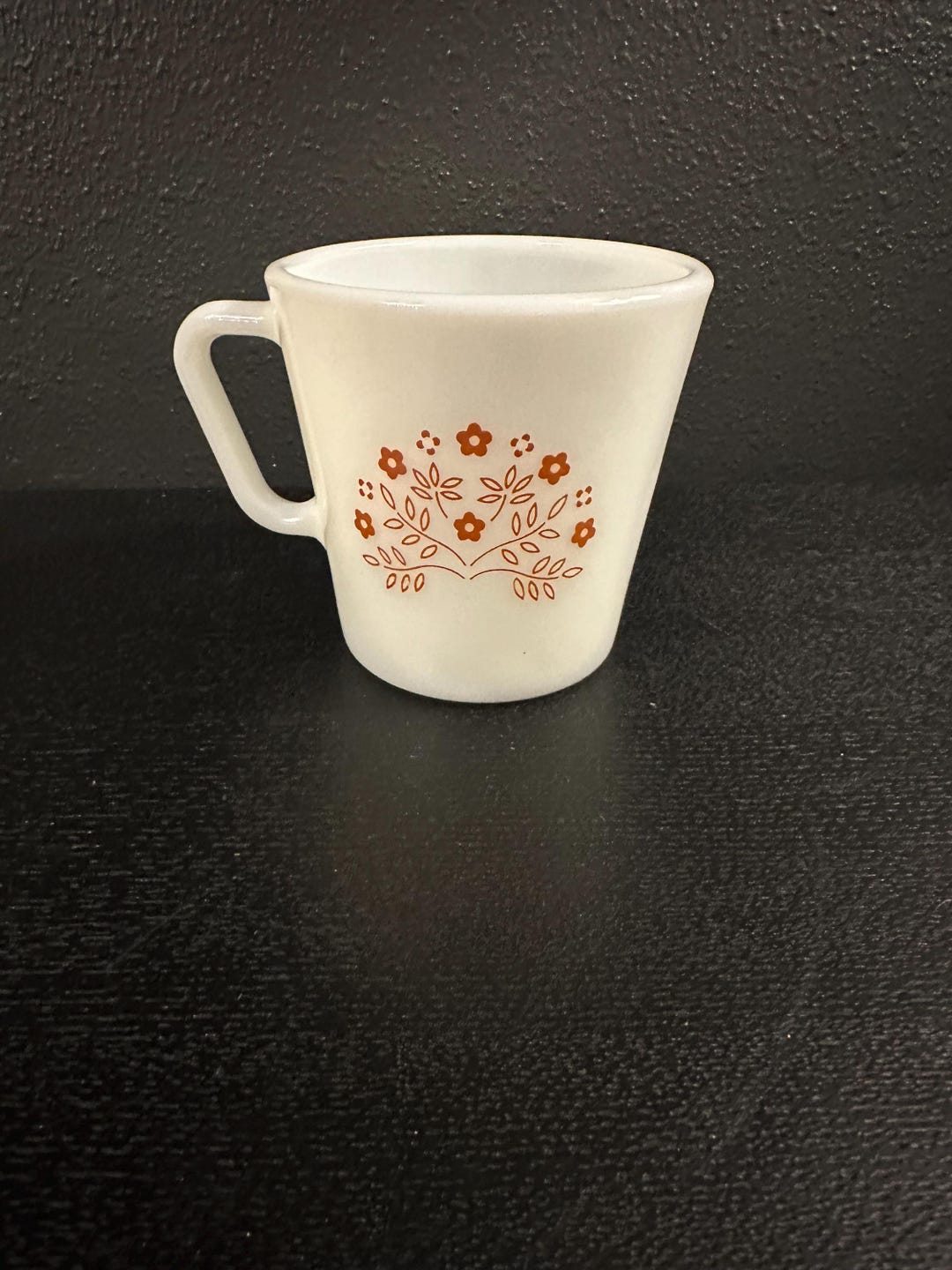 Vintage PYREX Coffee Cup - Brown Honeydew Summer Impression 1410 - Etsy