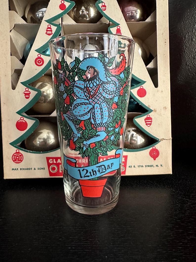 Vintage "the 12 Days of Christmas" Pepsi Glass - Collectible Holiday ...