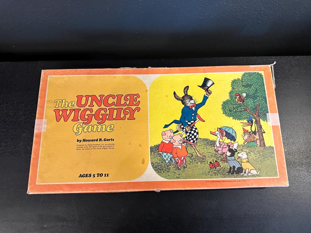 Vintage Parker Brothers the Uncle Wiggly Board Game 1967 - Very Nice ...