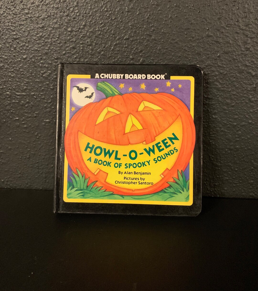 Vintage Halloween Children's Book - A Chubby Board Book - Howl-o-ween ...