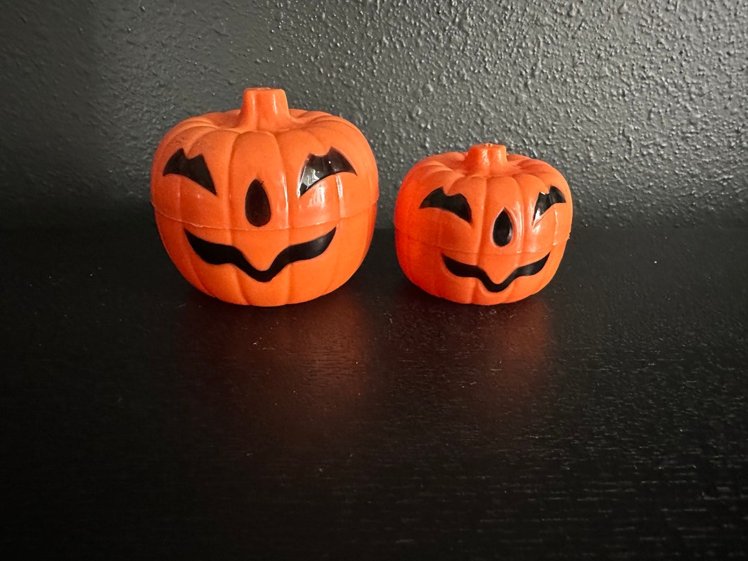 Vintage Mini Pumpkin Novelty Candy Holders - Lot of 2 Mini Candy ...