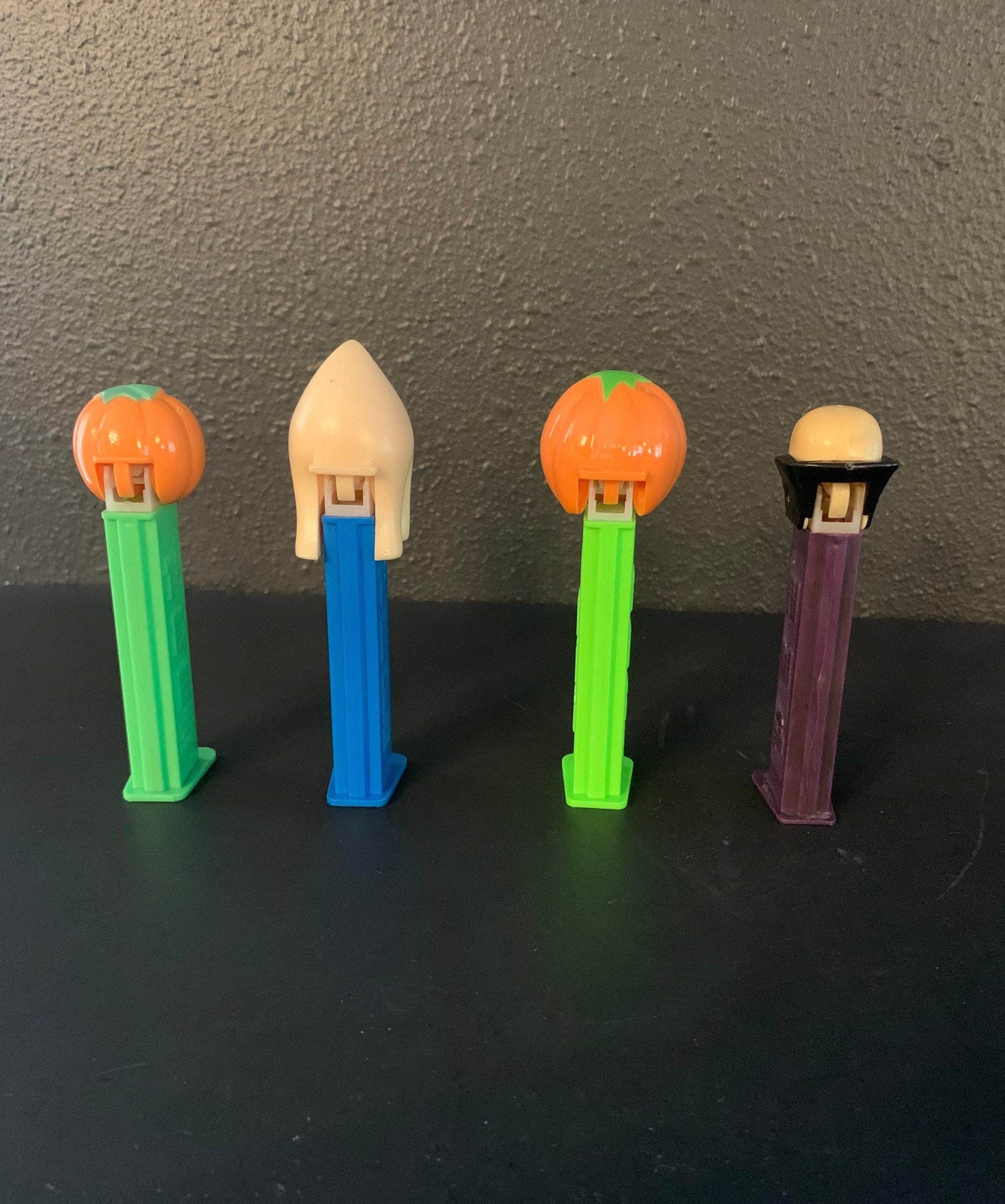 Vintage Halloween Pez Dispensers - Pumpkin, Ghost, Skull, Lot of 4 - Etsy