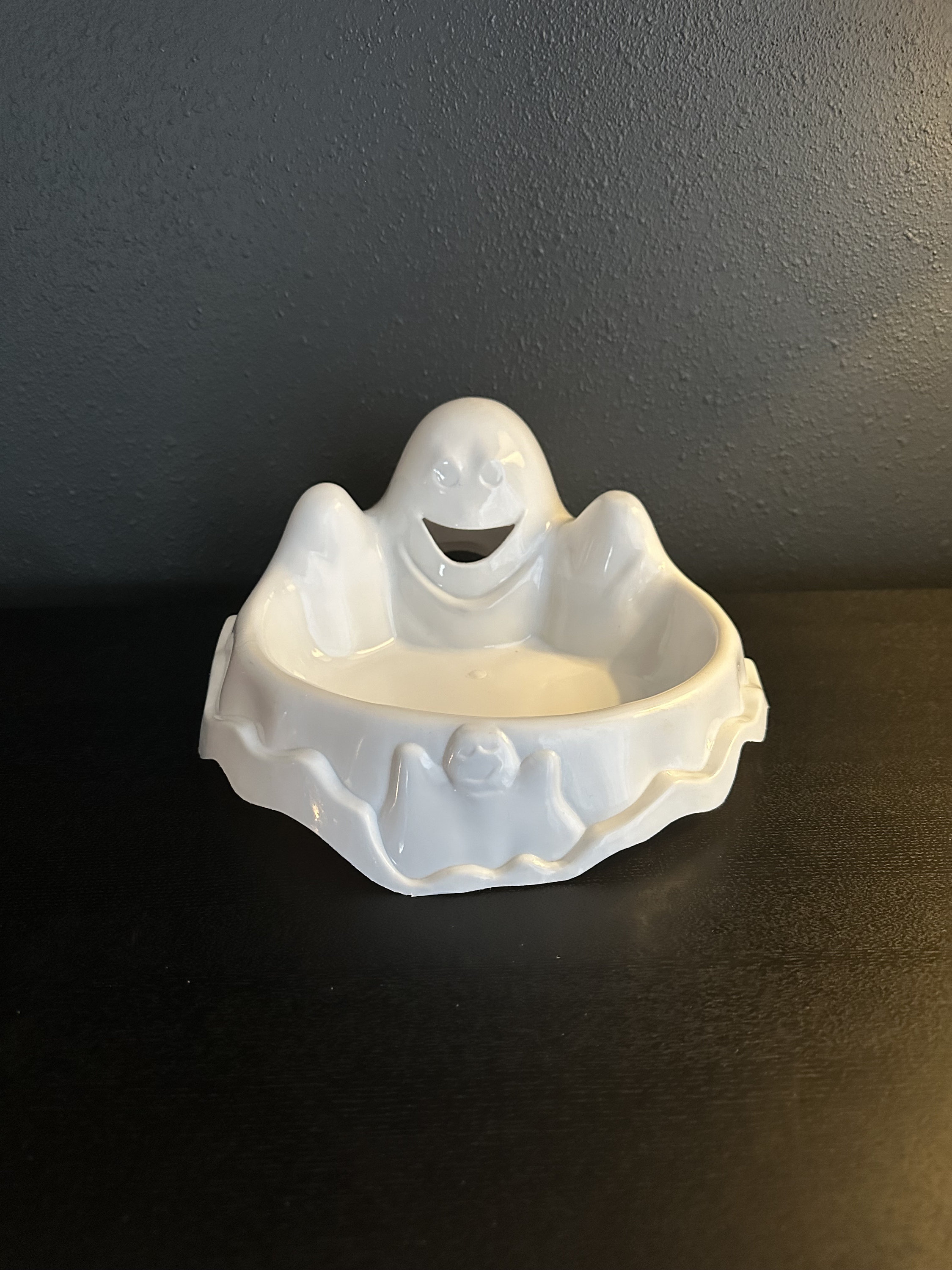 Vintage Halloween Ghost Blow Mold Bowl Vintage Halloween Decoration ...