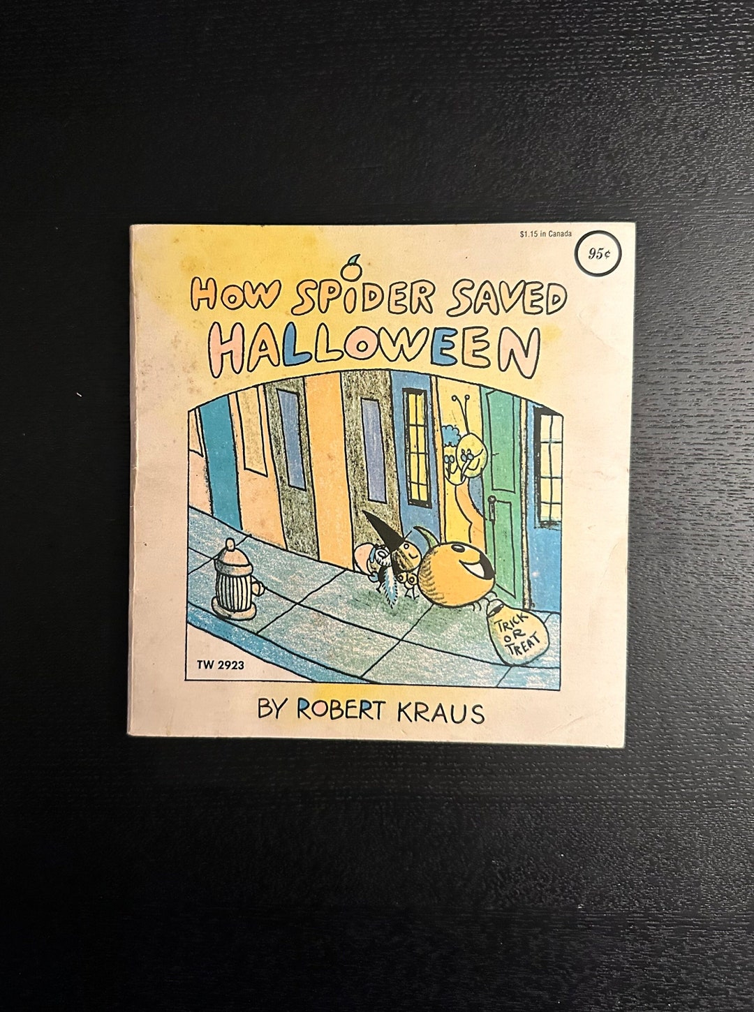 Vintage Halloween Children's Book - How Spider Saved Halloween ...