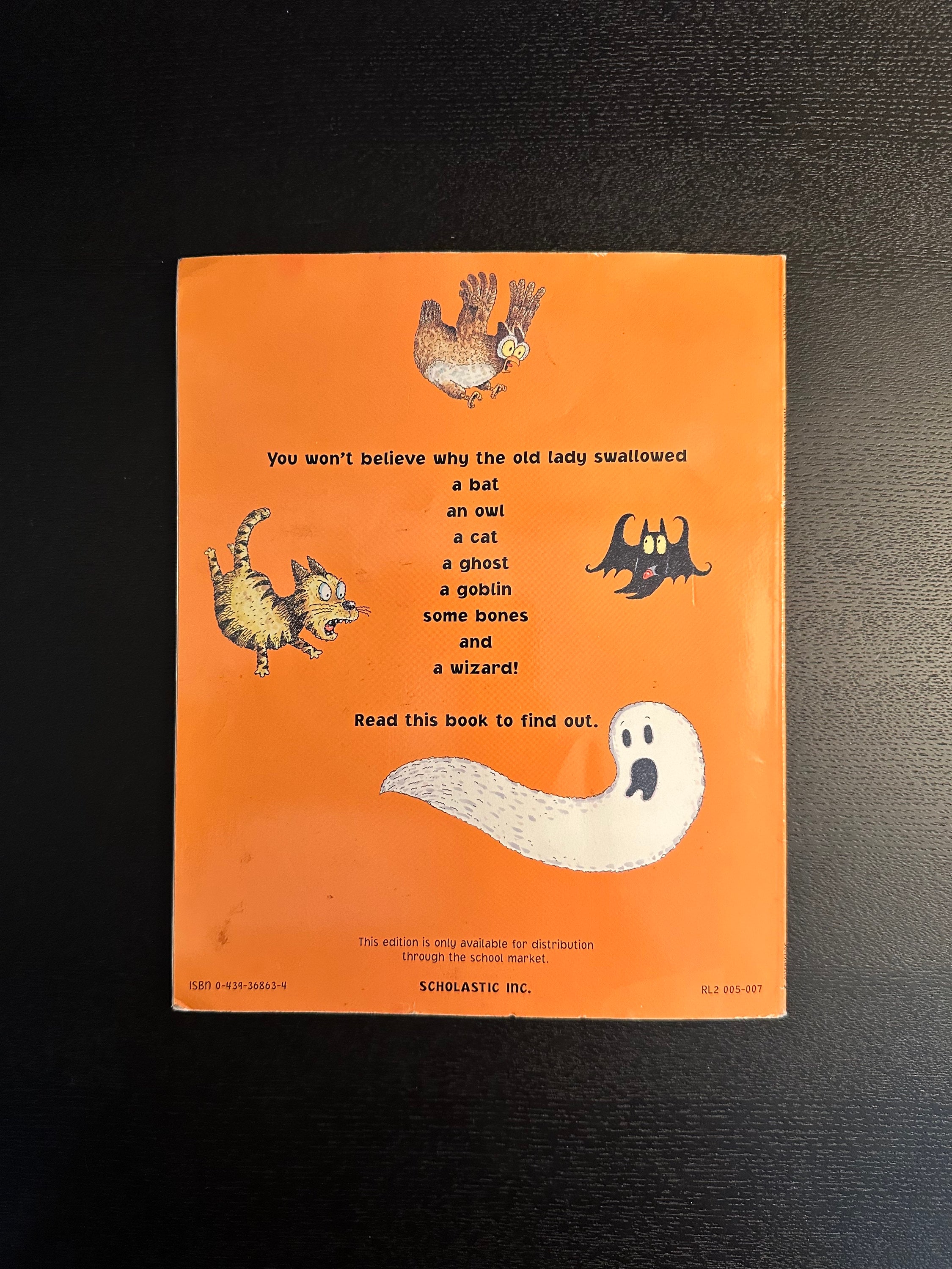 Vintage Halloween Childrens Book There Was an Old Lady Who - Etsy