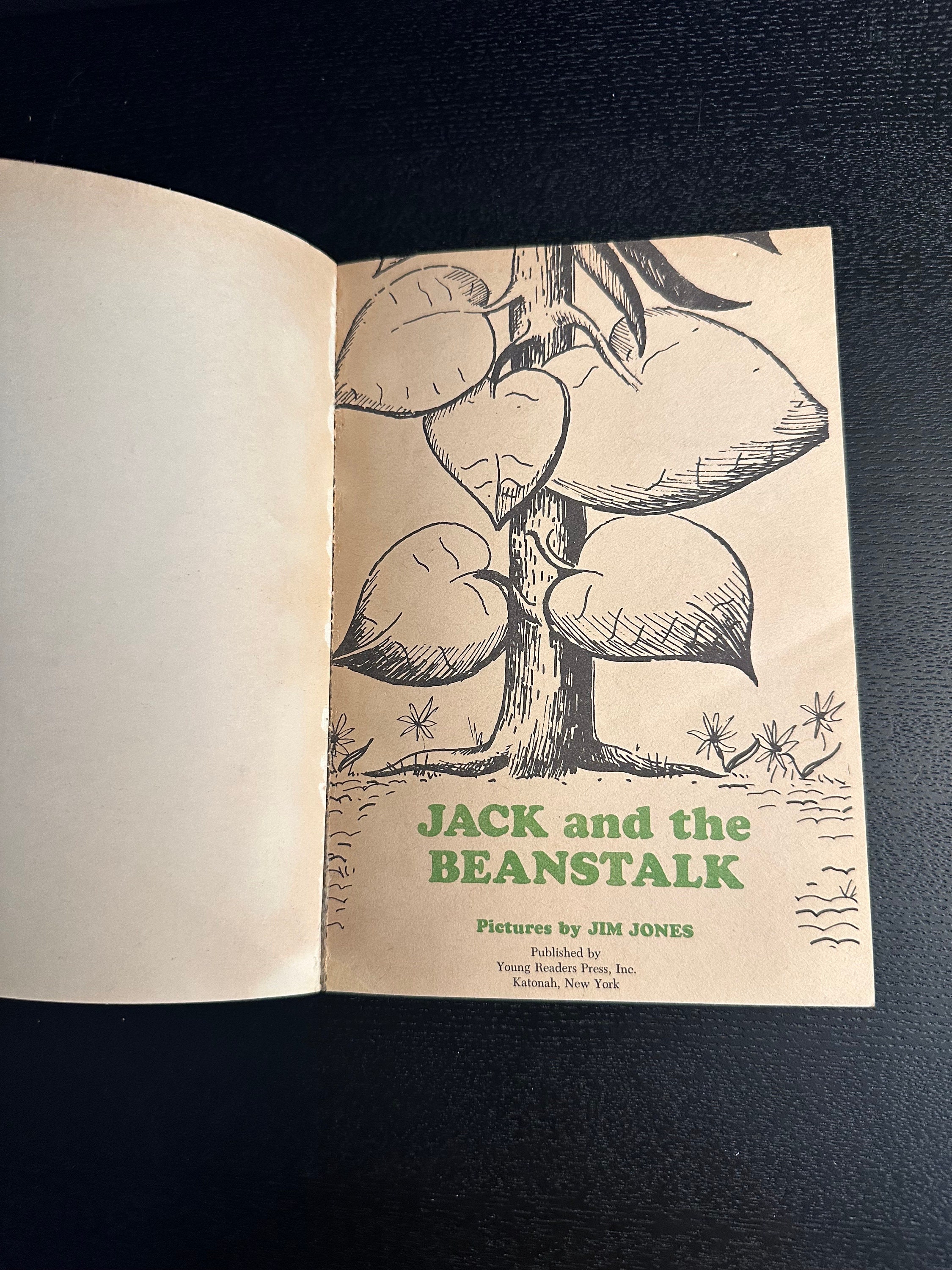 Vintage Children’s Book - Jack and the Beanstalk - Copyright 1969 ...