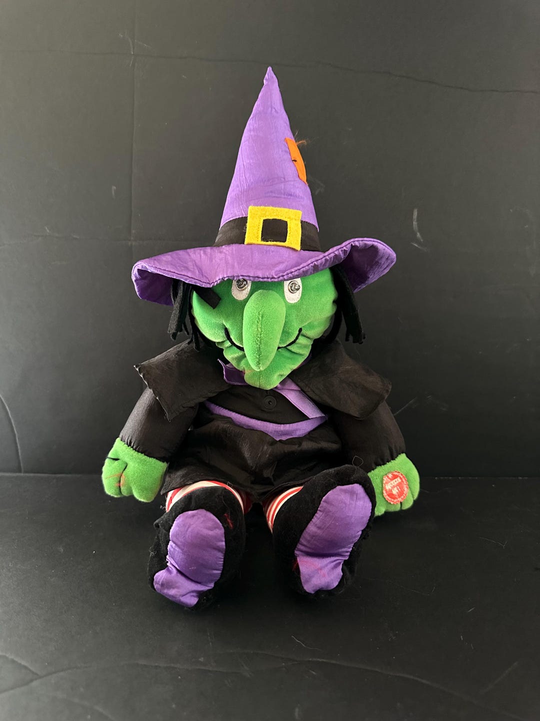 Vintage Halloween - Gibson Greetings Cackling Wicked Witch Parachute ...