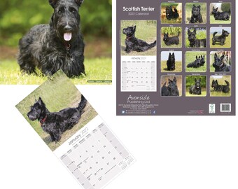 Calendar Scottish Terrier - Etsy
