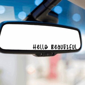 Hello Car Decal - Etsy