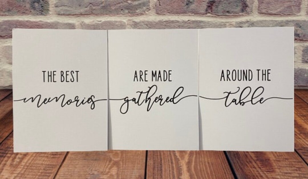 Dining Room Wall Quote - Etsy