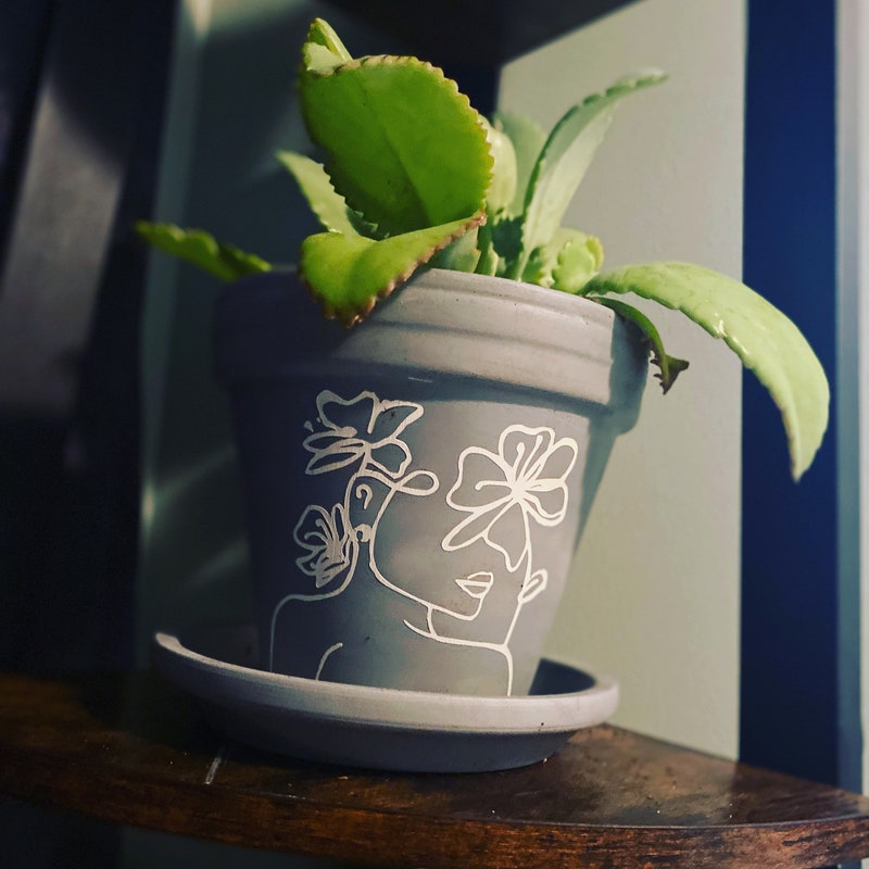 Clay Pot Decals - Etsy