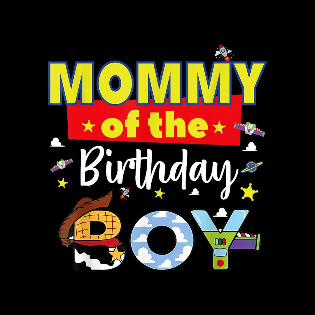 Mommy of the Birthday Boy Toy Familly Matching Story Digital PNG. - Etsy