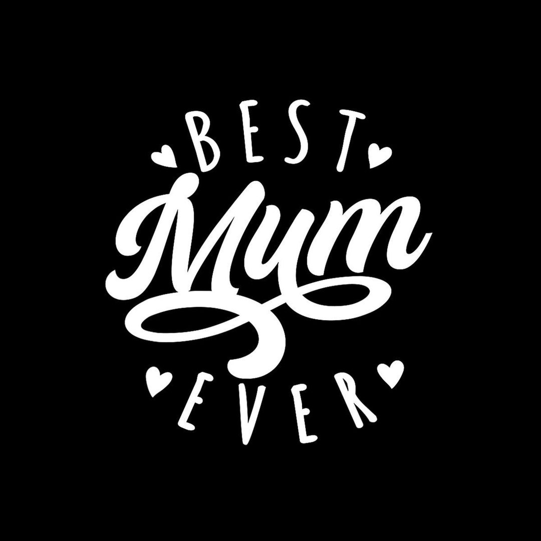Best Mum Ever Modern Calligraphy Font Mother's Day Mum PNG. - Etsy