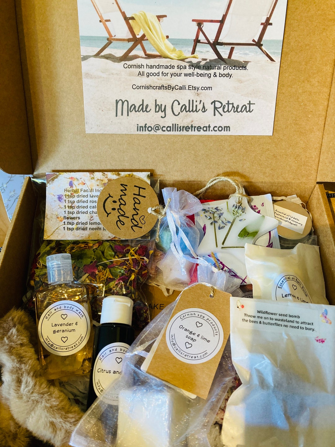 Sample Box Mixed Spa Birthday Hamper Gift Box Her personalised Sample ...