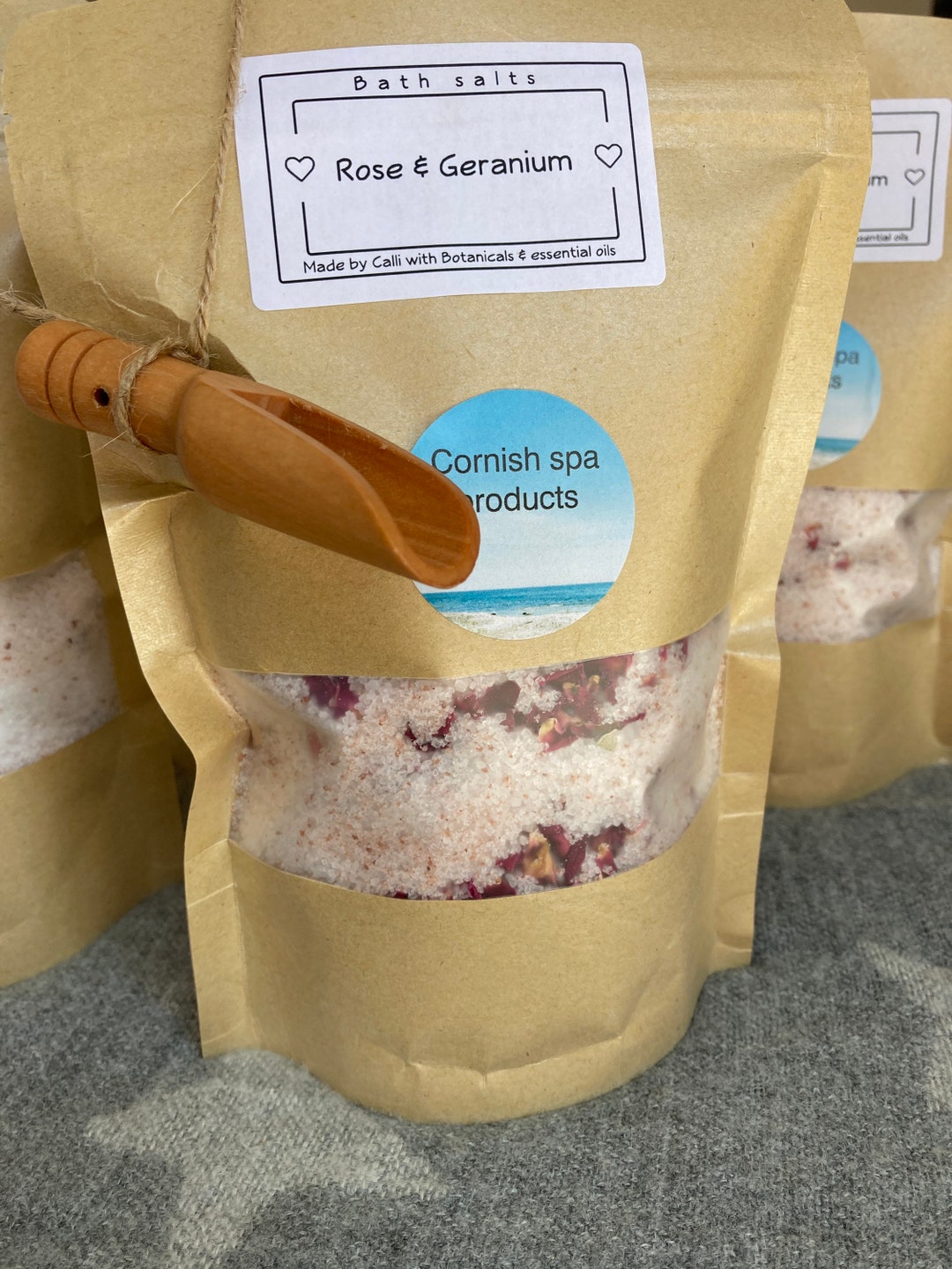 BATH SALTS BAG 500g Bag and Scoop Large Handmade - Etsy UK
