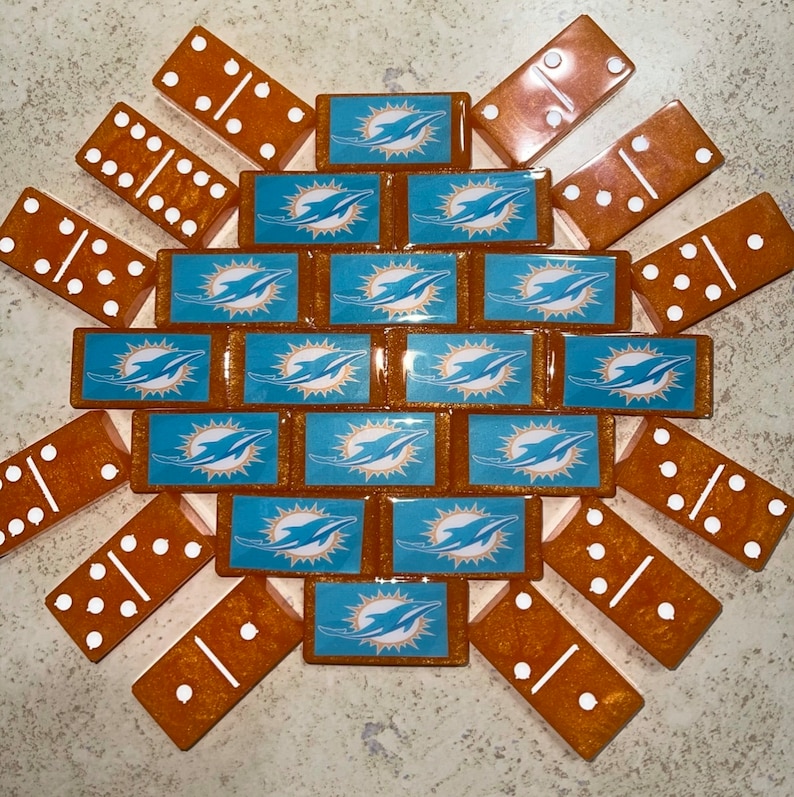 Personalized Resin Dominoes Set - Custom 28 Piece Dominoes - Etsy