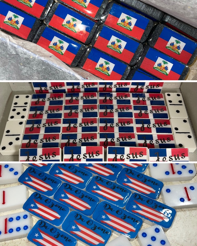 Personalized Dominoes Set Custom Dominoes Set De Dominos 28 Etsy