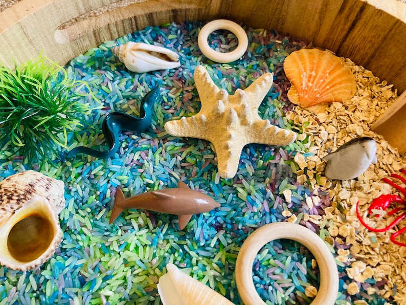 Under the Sea Loose Parts Play Kit Tuff Tray Activity - Etsy