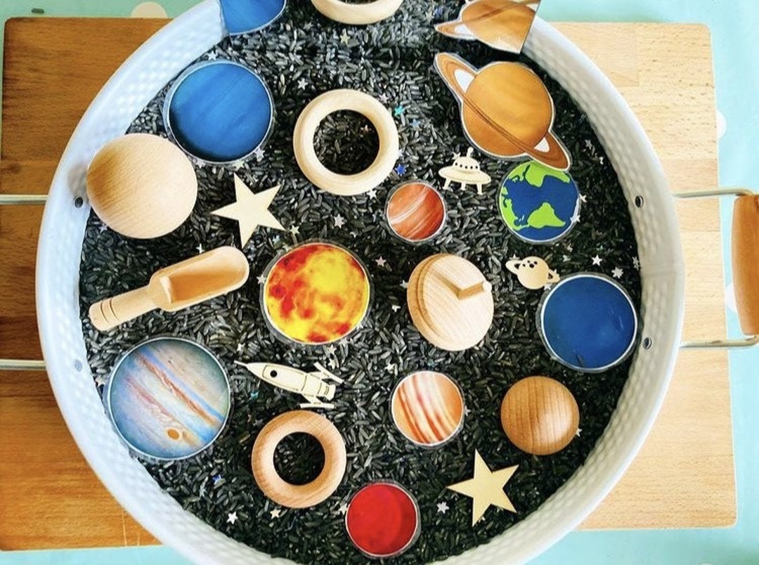 Explore Space Loose Parts Play Kit Tuff Tray Activity Sensory Bin ...