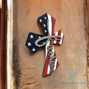 Freedom Patriotic Wall Cross - Etsy