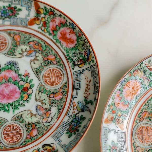 Rose Medallion Plate - Etsy