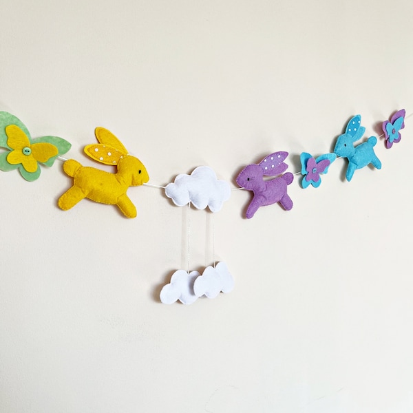 Rabbit Banner - Etsy